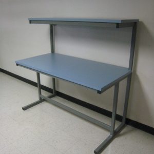 RDM - WorkBench C-103P (Unbstructed Knee Space Table with Upper Shelf Unit)
