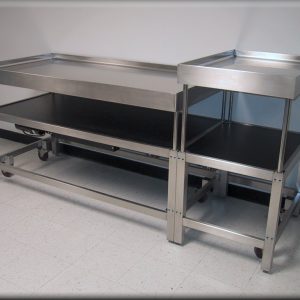 RDM - Stainless Steel Adjustable Height Table Model A107P-SS