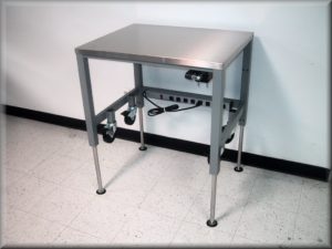 RDM - Stainless Steel Adjustable Height Table Model A107P-SS
