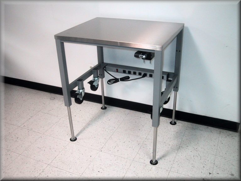 RDM - Stainless Steel Adjustable Height Table Model A107P-SS