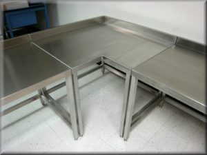 RDM L-Shaped Flat Top Tables - Model LA-109P