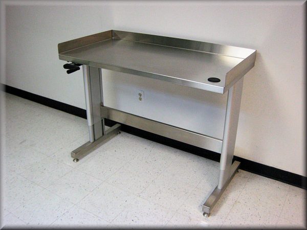 RDM Adjust Height Stainless Steel Table - Model i107P-SS | RDM