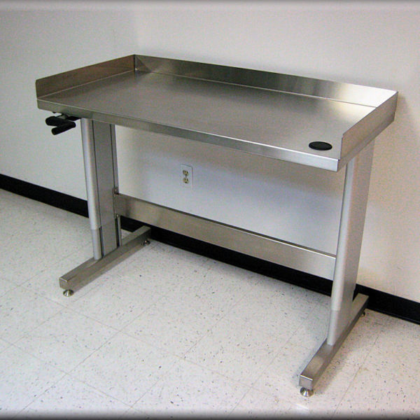 Adjustable Stainless Steel Table - Height Table Model i107P-SS | RDM