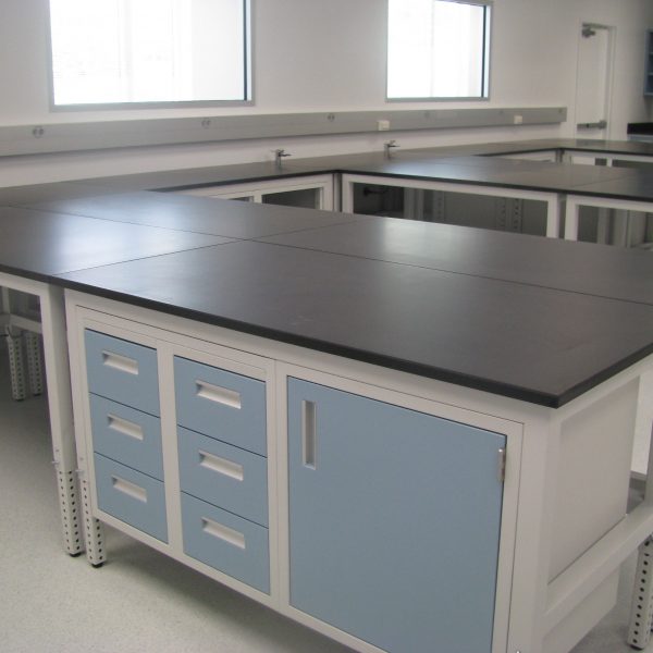 RDM - Laboratory Table with Suspended Cabinets A-109P-LAB-CAB (Flat Top ...