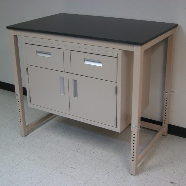 RDM - Laboratory Table with Suspended Cabinets A-109P-LAB-CAB (Flat Top ...