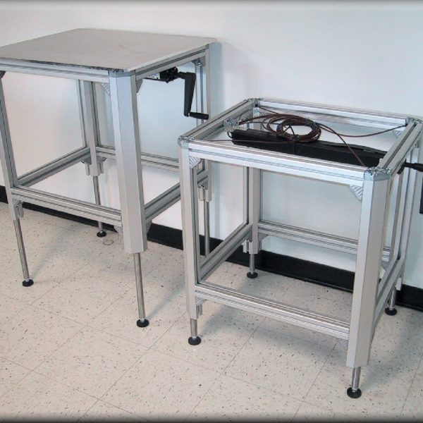 RDM - Aluminum Extrusion Tables with Adjustable Height Model A-107P-AL ...