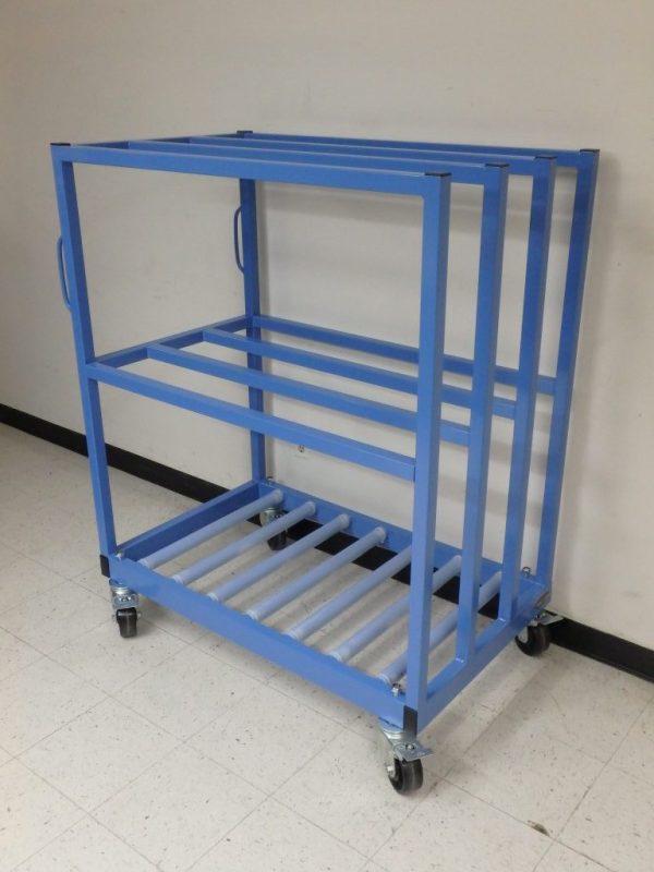 RDM Model MC-PR-111VP Vertical Panel Rack Cart