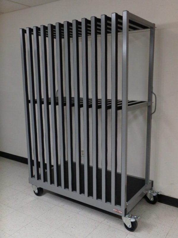 RDM Model MC-PR-111VP Vertical Panel Rack Cart