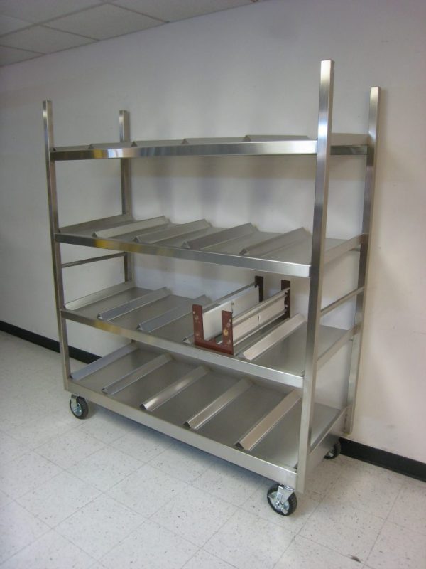 RDM - Wafer Transport Cart - MC-SH-104P-4DECK-SS Cleanroom