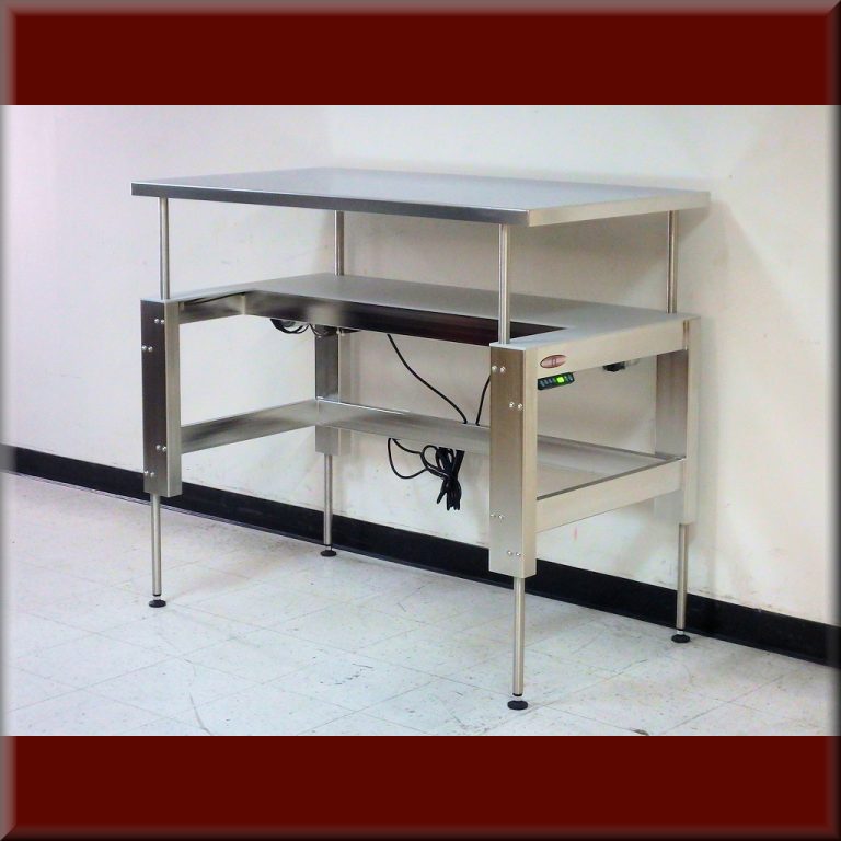 RDM - Stainless Steel Adjust Height Table Model A107P-DSTG-SS